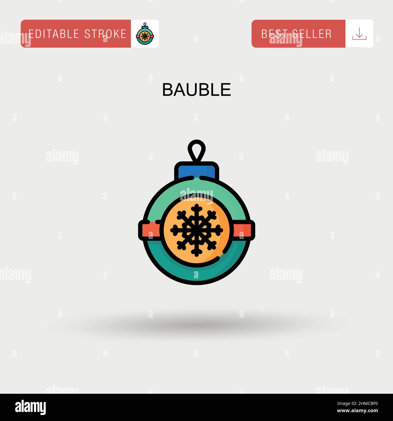 Simple holiday bauble Stock Vector Images - Alamy