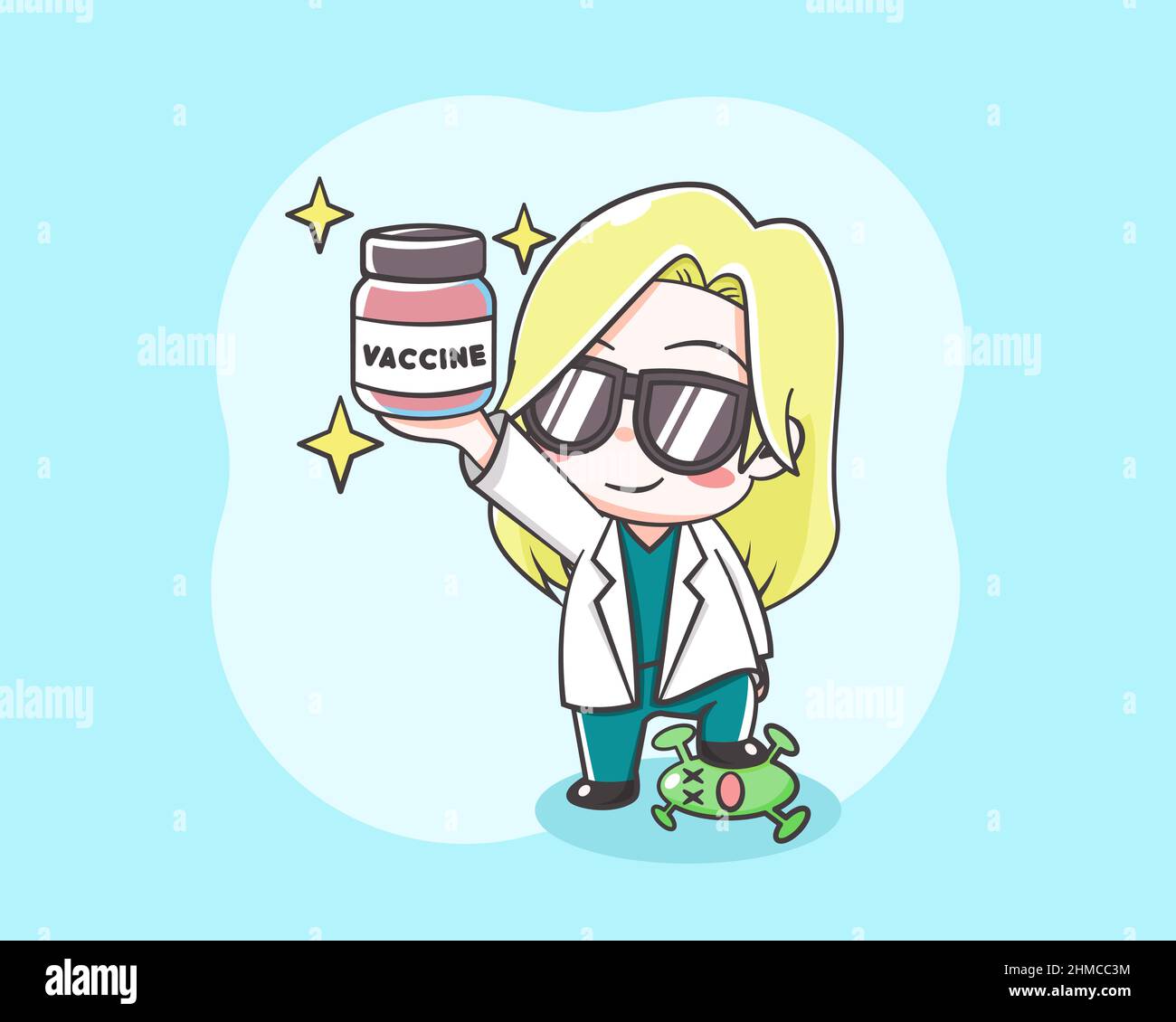 Chibi Scientist Girl