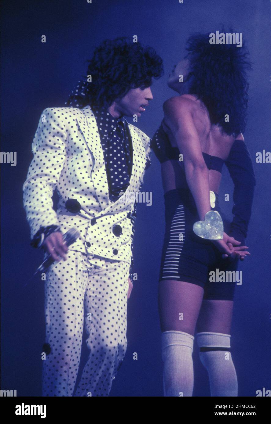 Prince on stage performing circa 1988 Credit: Jeffrey Mayer/ Rock ...