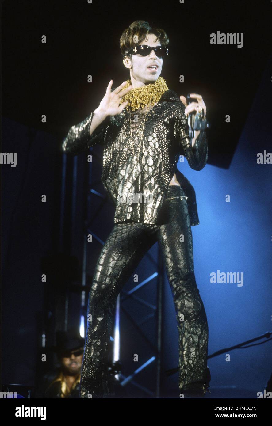 Prince performing on stage hi-res stock photography and images - Alamy