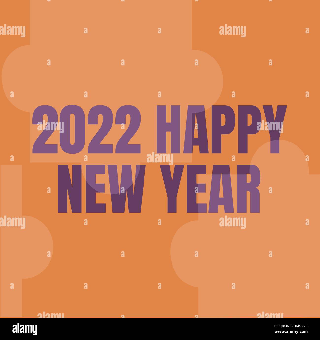 Text caption presenting 2022 Happy New Year. Concept meaning ...