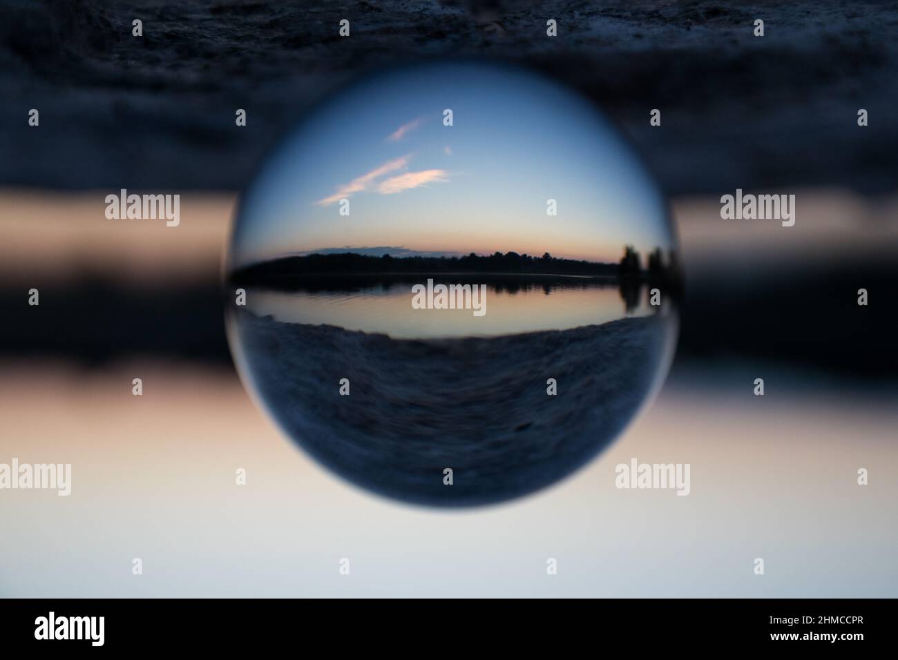 Glass ball sun hi-res stock photography and images - Alamy