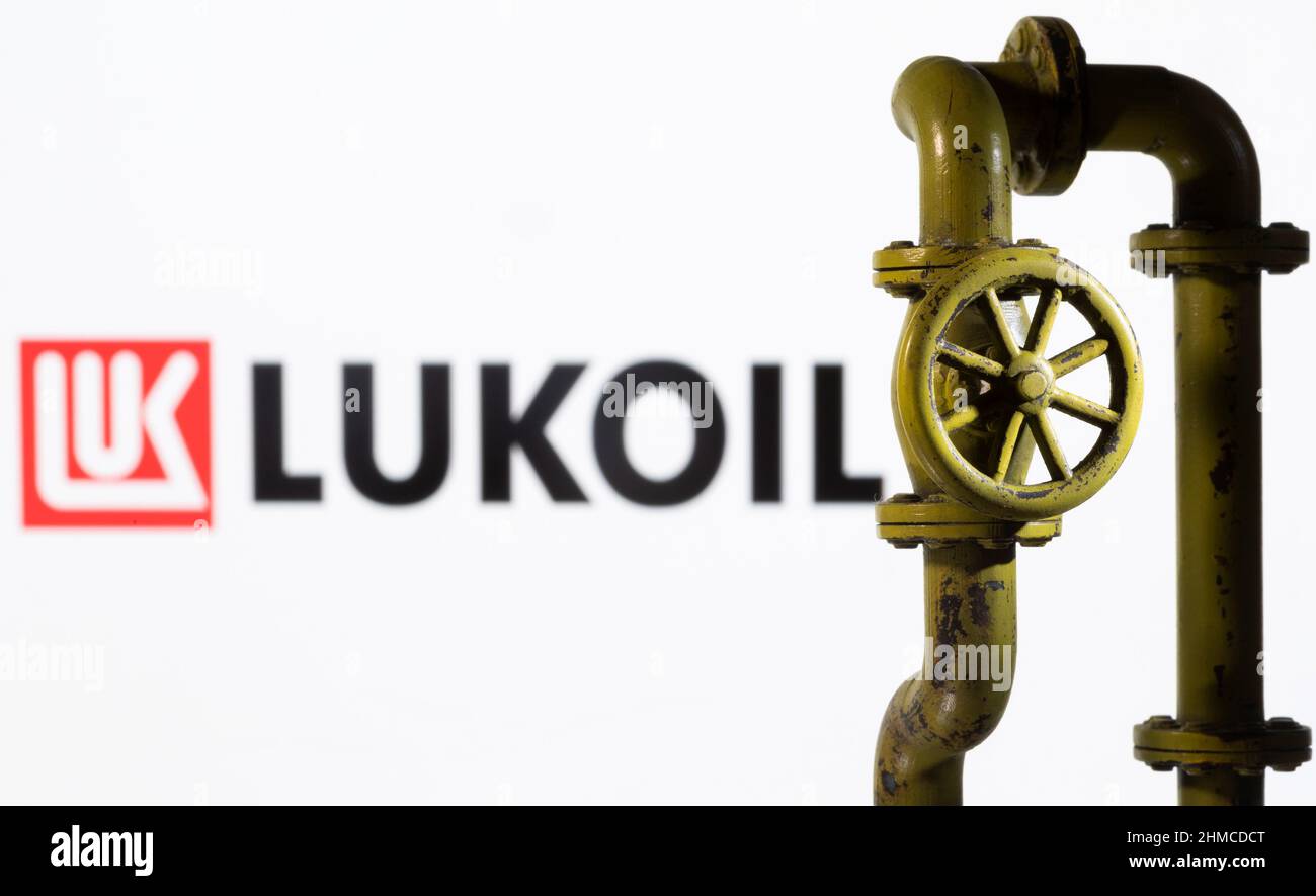 Lukoil logo Cut Out Stock Images & Pictures - Alamy