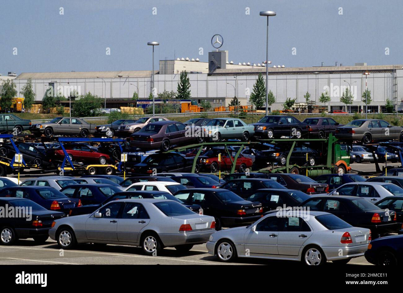 Germany Stuttgart Mercedez benz car industry Stock Photo - Alamy