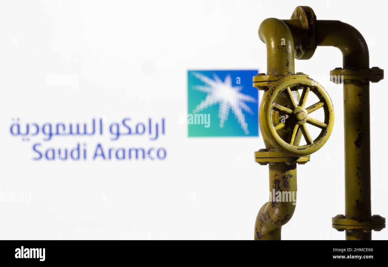 Saudi aramco logo hi-res stock photography and images - Alamy