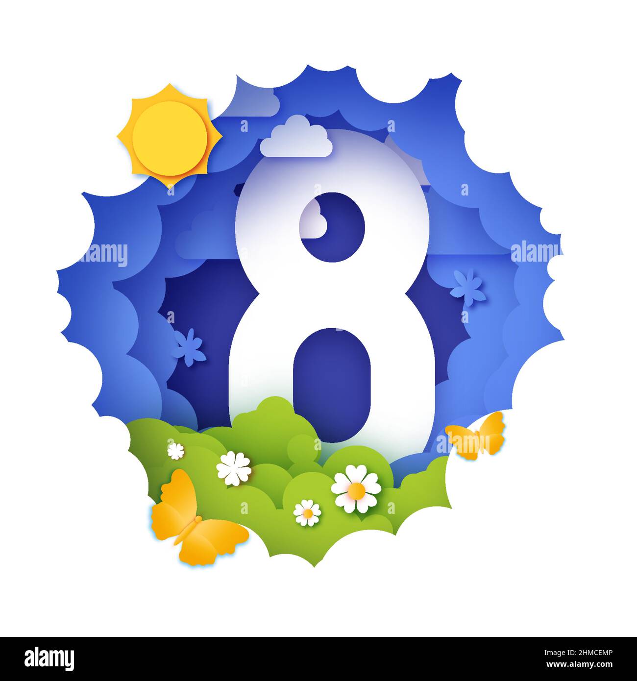 Summer social scene Cut Out Stock Images & Pictures - Alamy