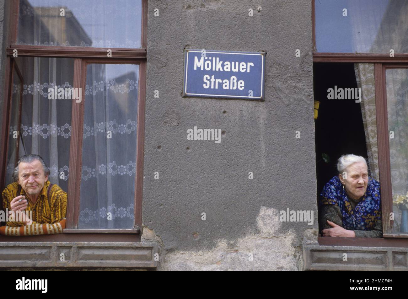Allemagne de l'est pollution a Bitterfeld Mai 1990 Stock Photo - Alamy
