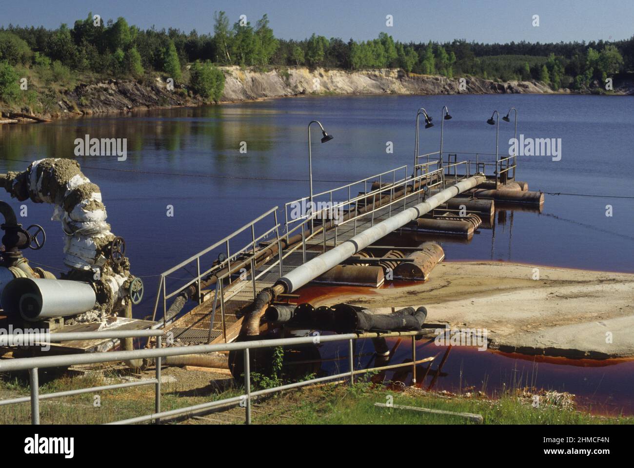 Allemagne de l'est pollution a bitterfeldMai 1990 Stock Photo - Alamy