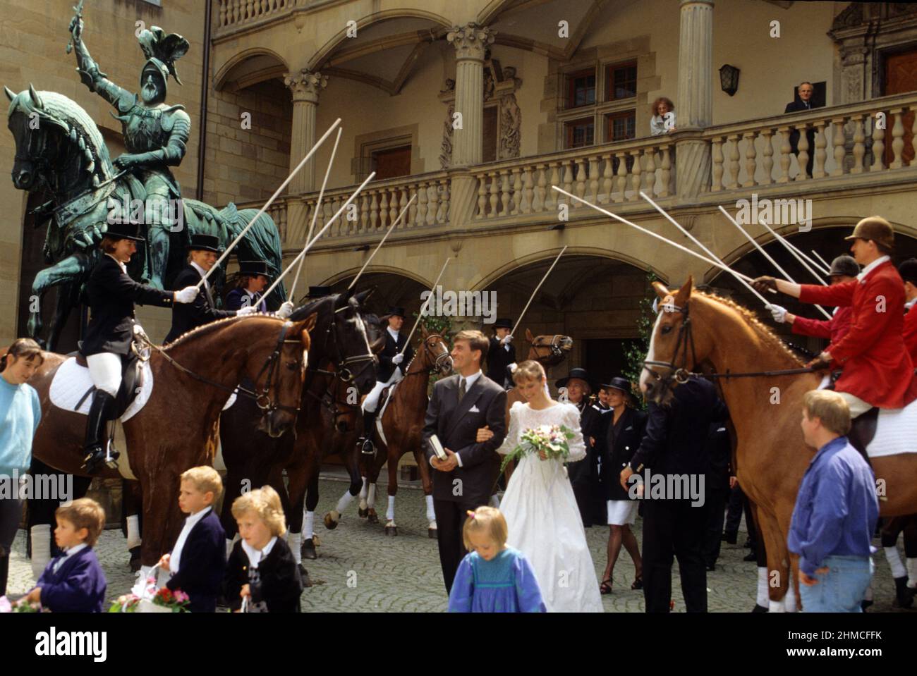 germany 1993 Altes Schloss Stuttgart old castle Stock Photo - Alamy