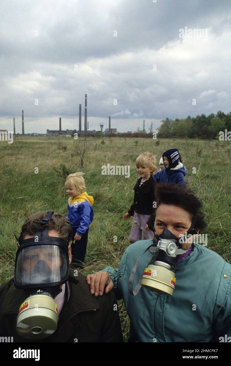 Pollution East germany ex RDA 1991 east german people chimical products ...