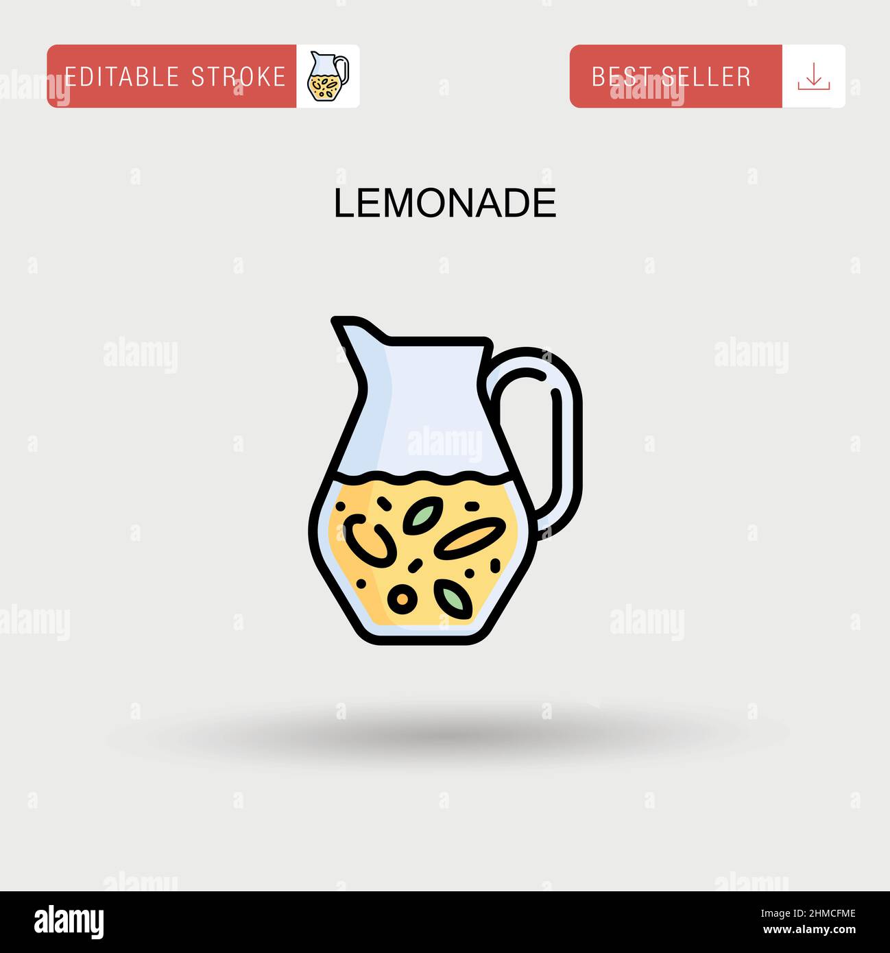 Frozen lemonade Stock Vector Images - Alamy