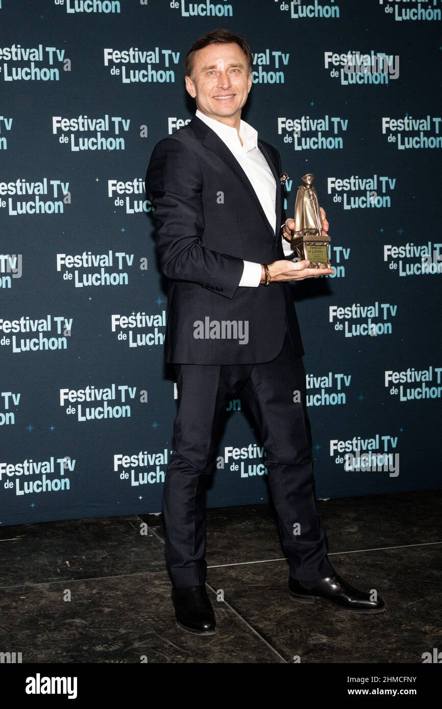 Russian actor Anton Yachenko poses during a photocall before the ...