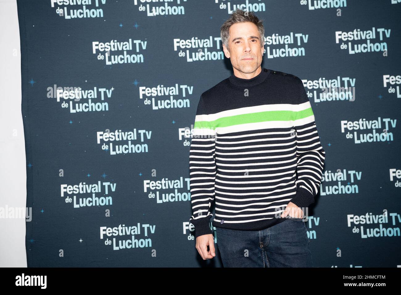 Spanish actor Unax Ugalde poses during a photocall at the Television ...