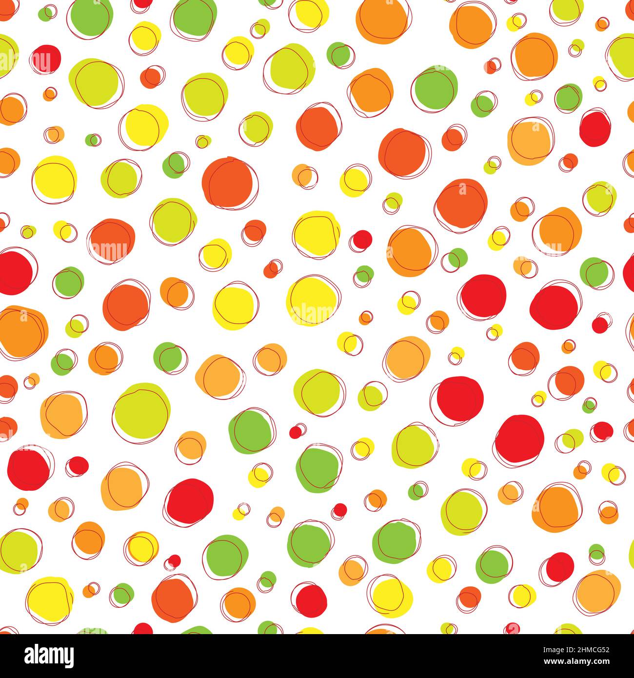 Vector abstract seamless pattern with jagged circles, lines Stock Vector Image & Art - Alamy