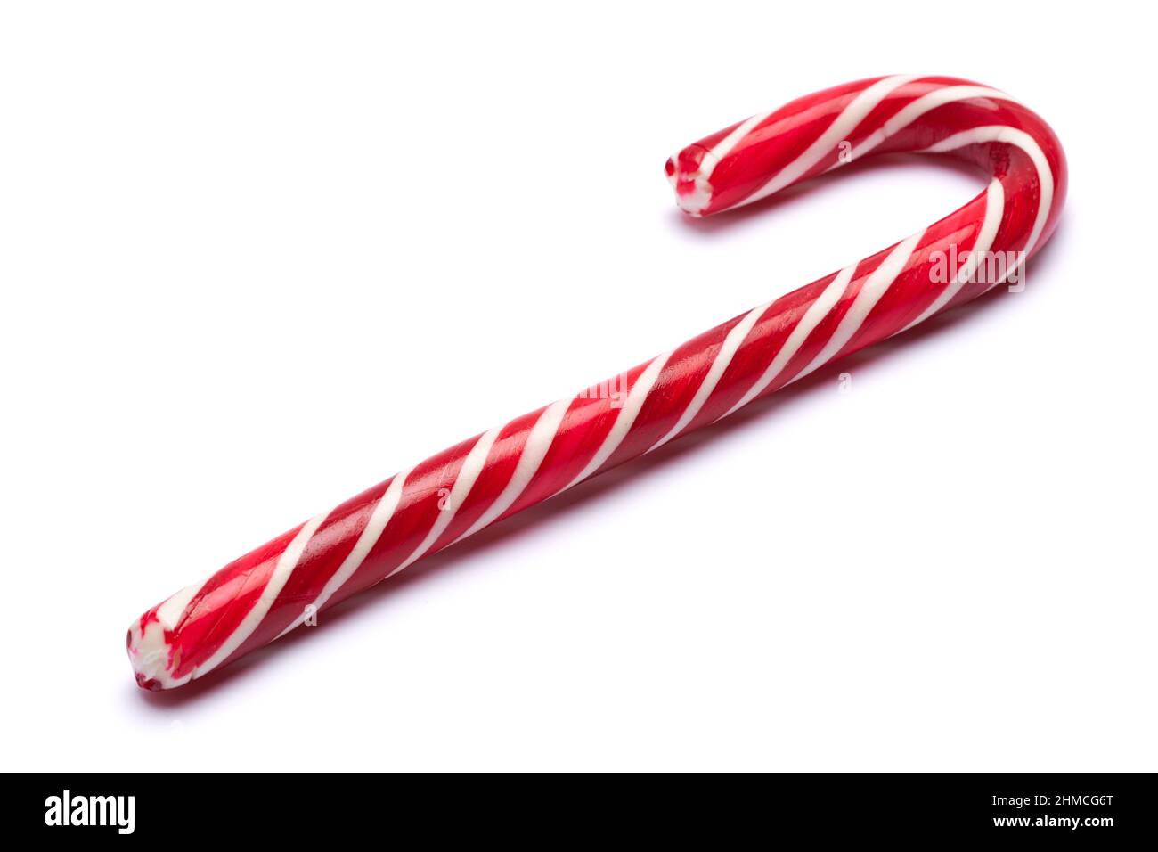 Christmas and New Year concept - sweet Christmas caramel stick isolated ...