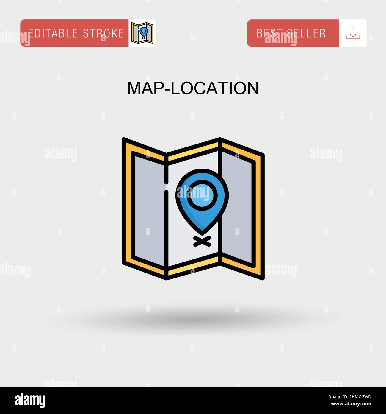 Map-location Simple vector icon Stock Vector Image & Art - Alamy