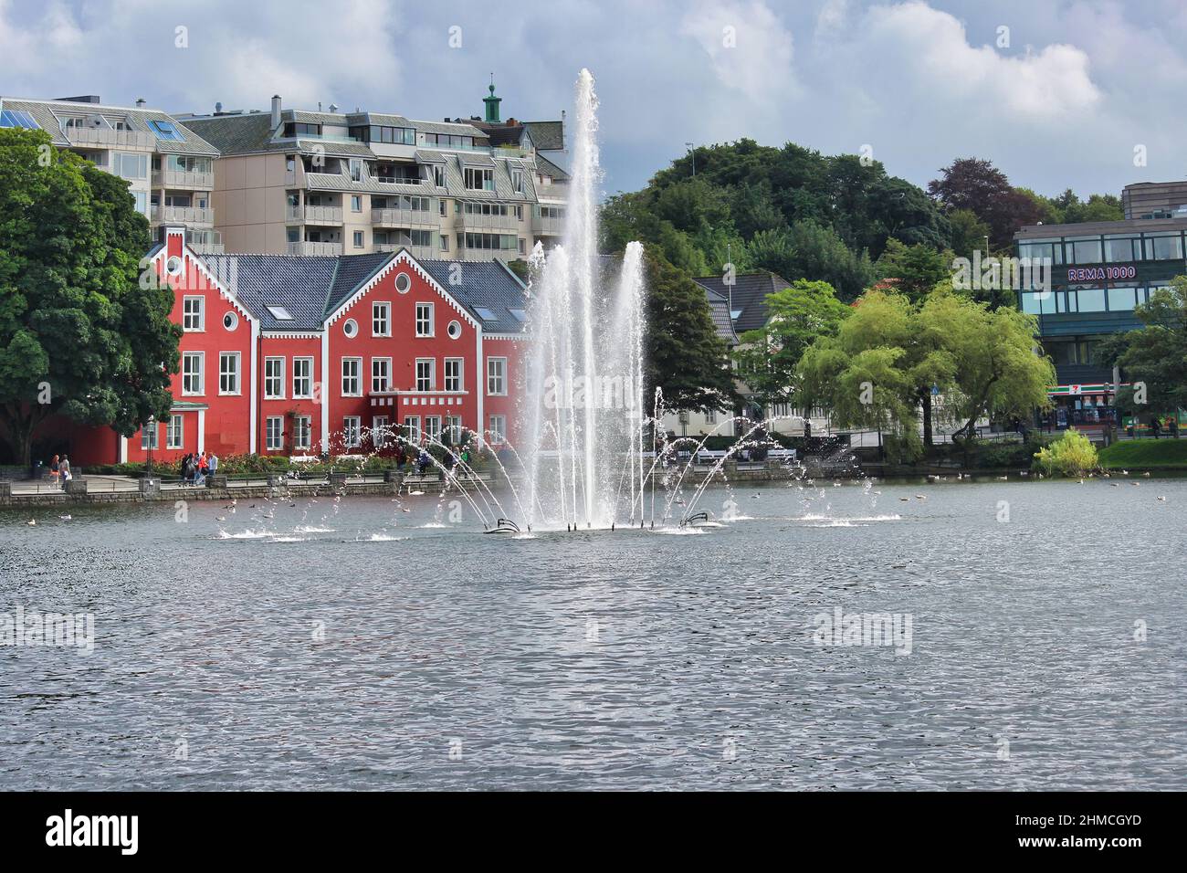 Stavanger Norwegian town with breathtaking landscapes beautiful fjords ...