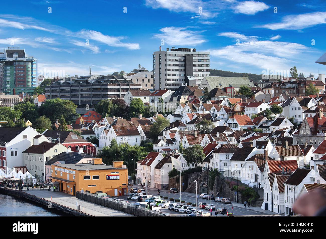 Stavanger Norwegian town with breathtaking landscapes beautiful fjords ...