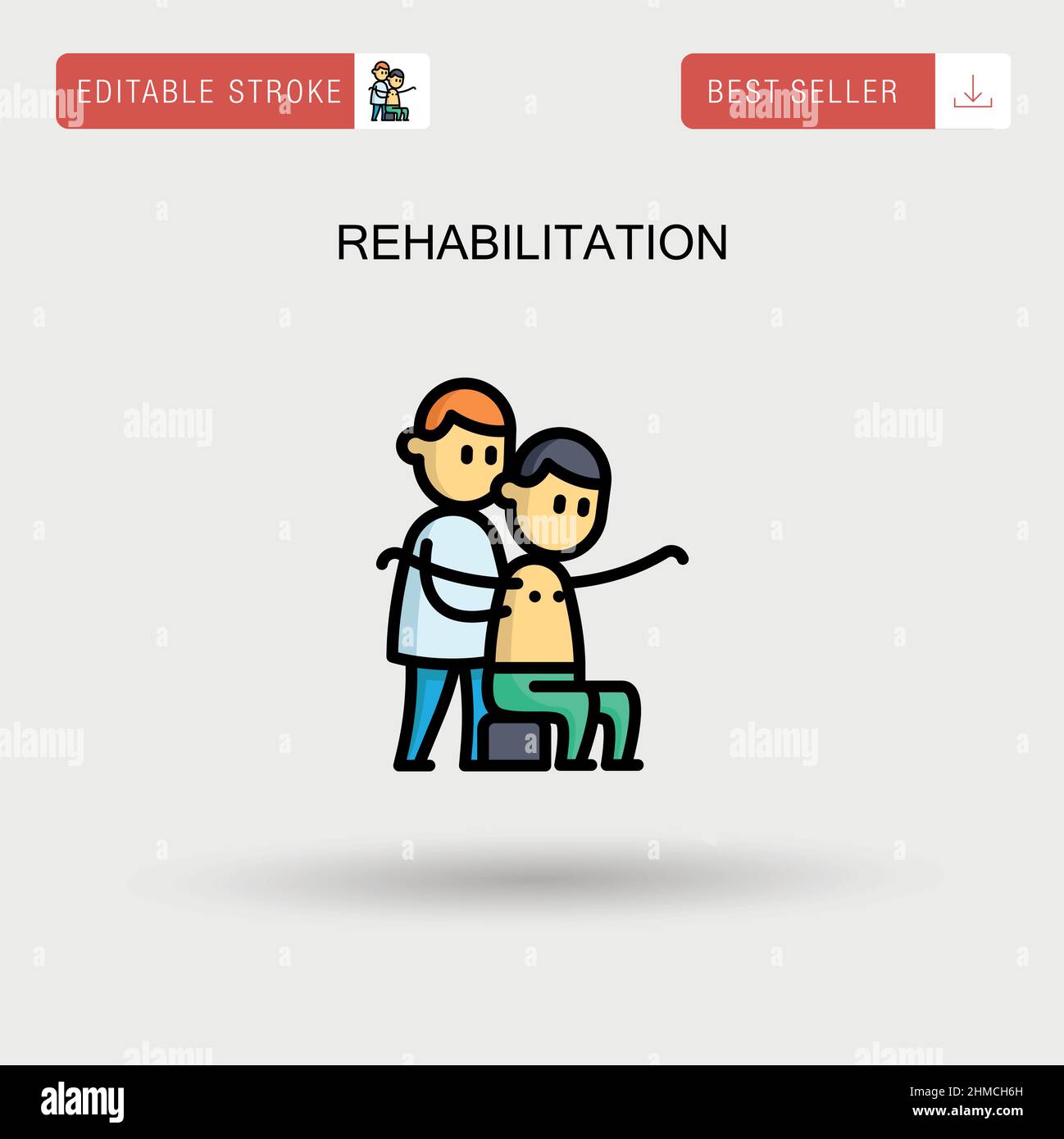 Disability rehabilitation Stock Vector Images - Alamy