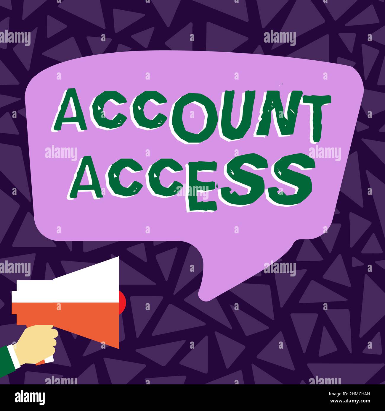 Hand writing sign Account Access. Business overview having permission ...