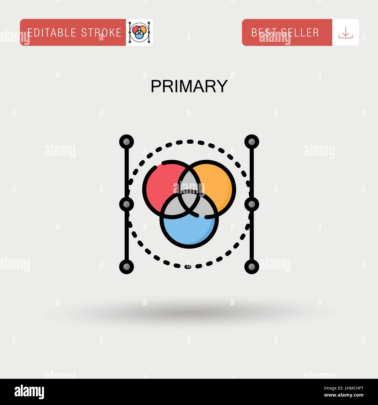 Primary Simple vector icon Stock Vector Image & Art - Alamy