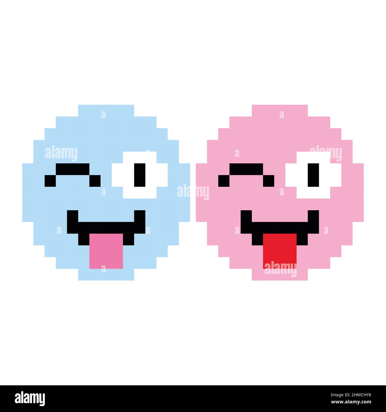 Kawaii happy face cartoon icon hi-res stock photography and images - Alamy