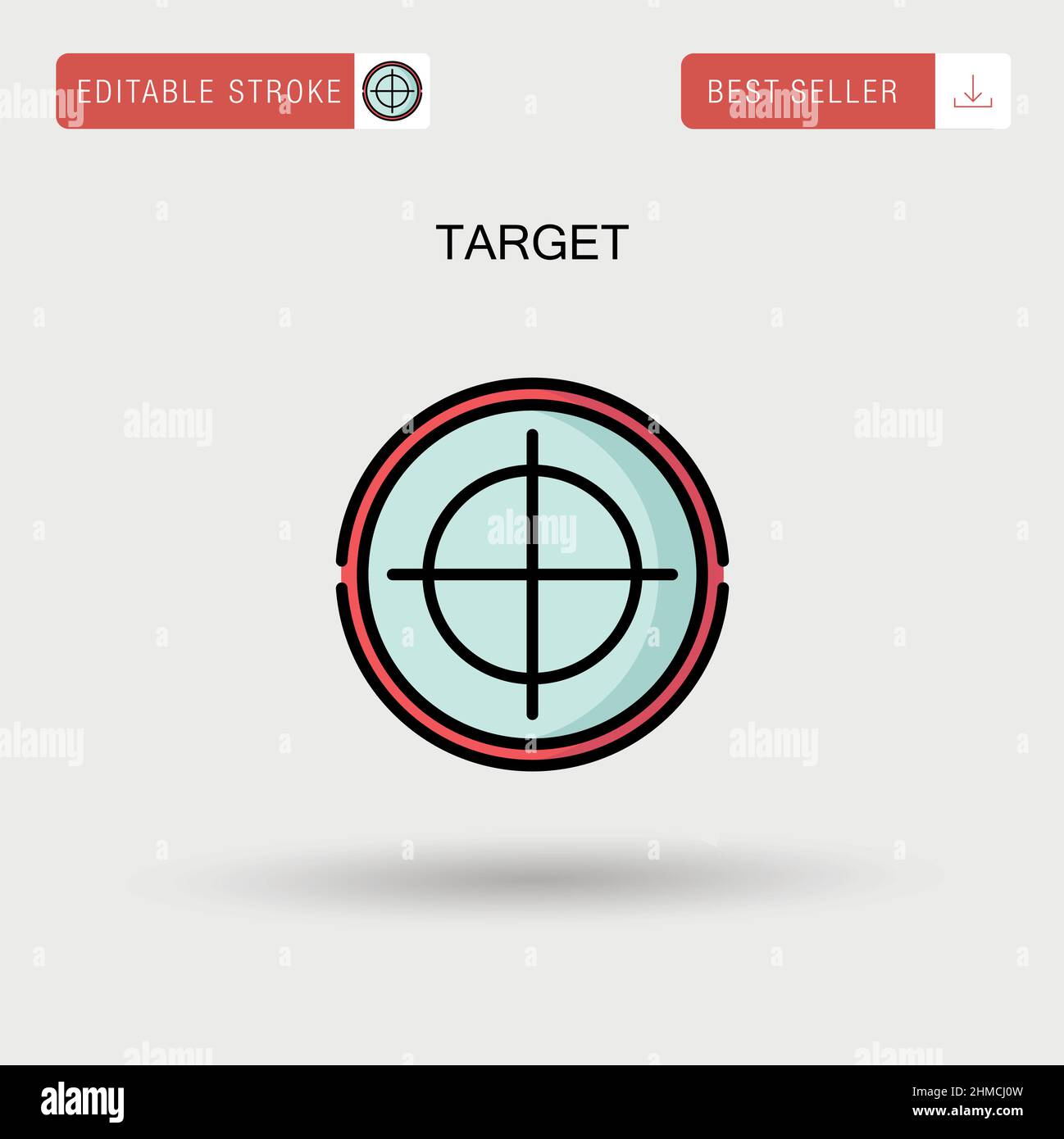 Target Simple vector icon Stock Vector Image & Art - Alamy