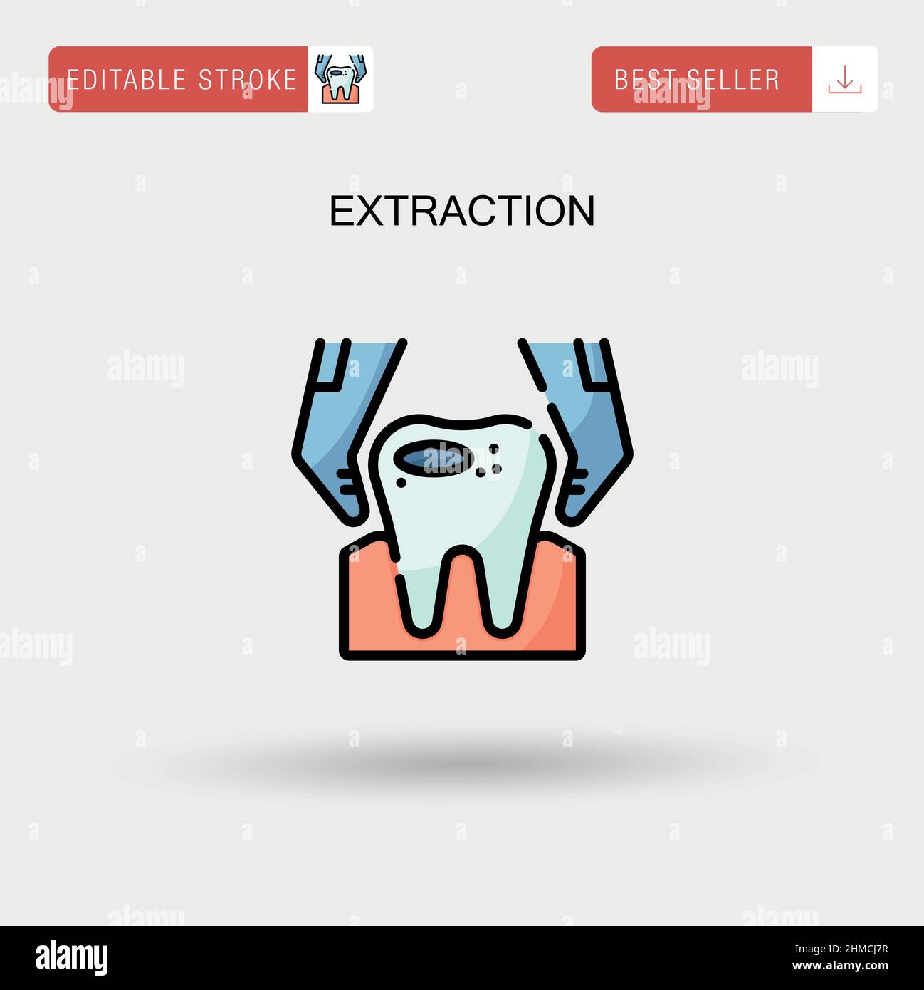 Tooth forceps Stock Vector Images - Alamy