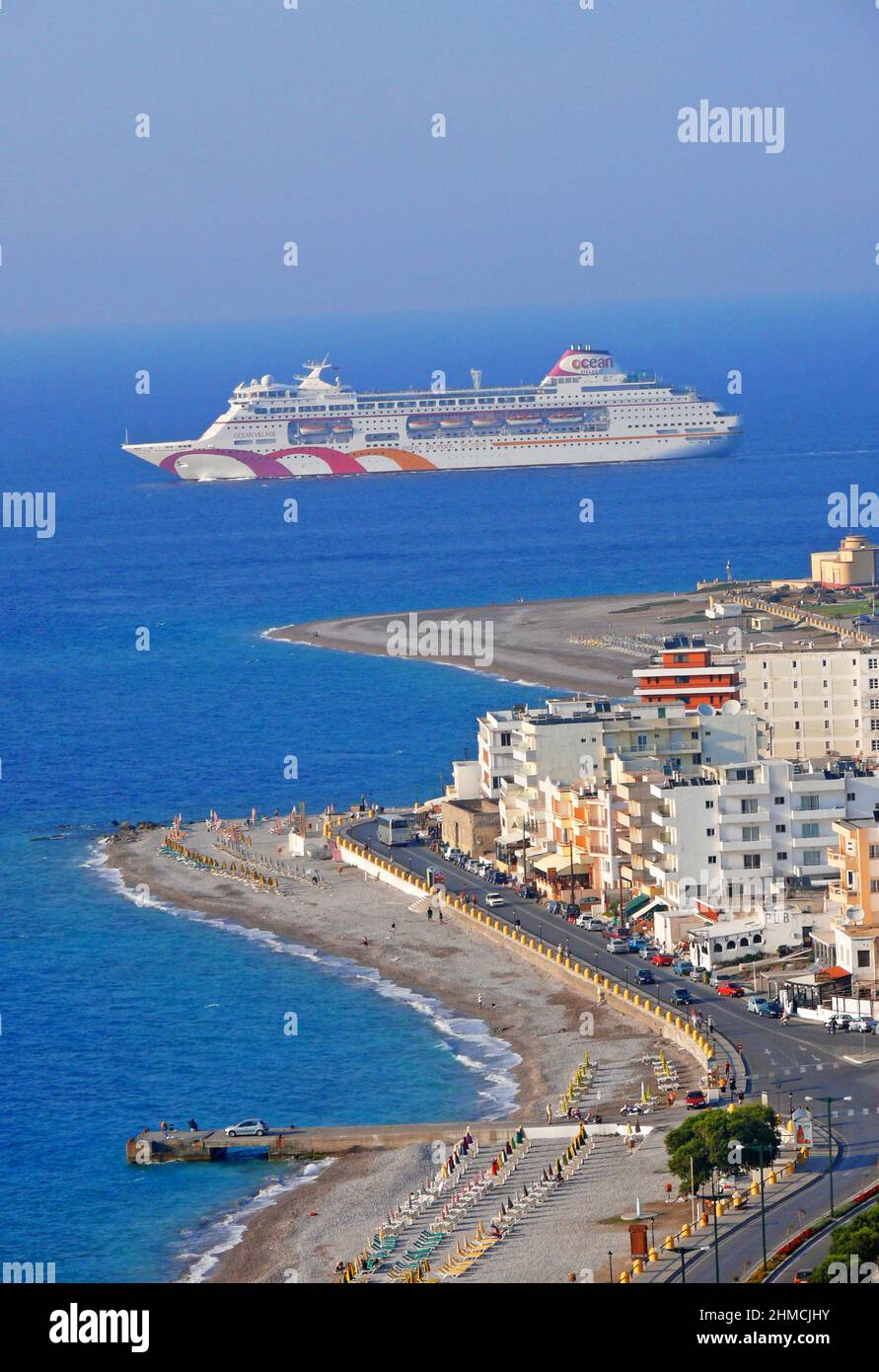 Rhodos city, Rhodos island, Greece Stock Photo - Alamy