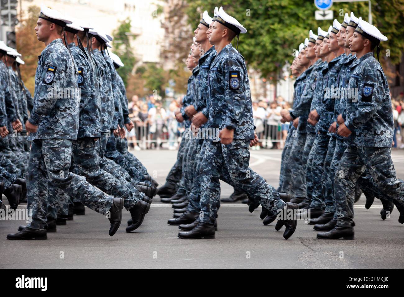 Ukraine, Kyiv - August 18, 2021: Airborne forces. Ukrainian military ...