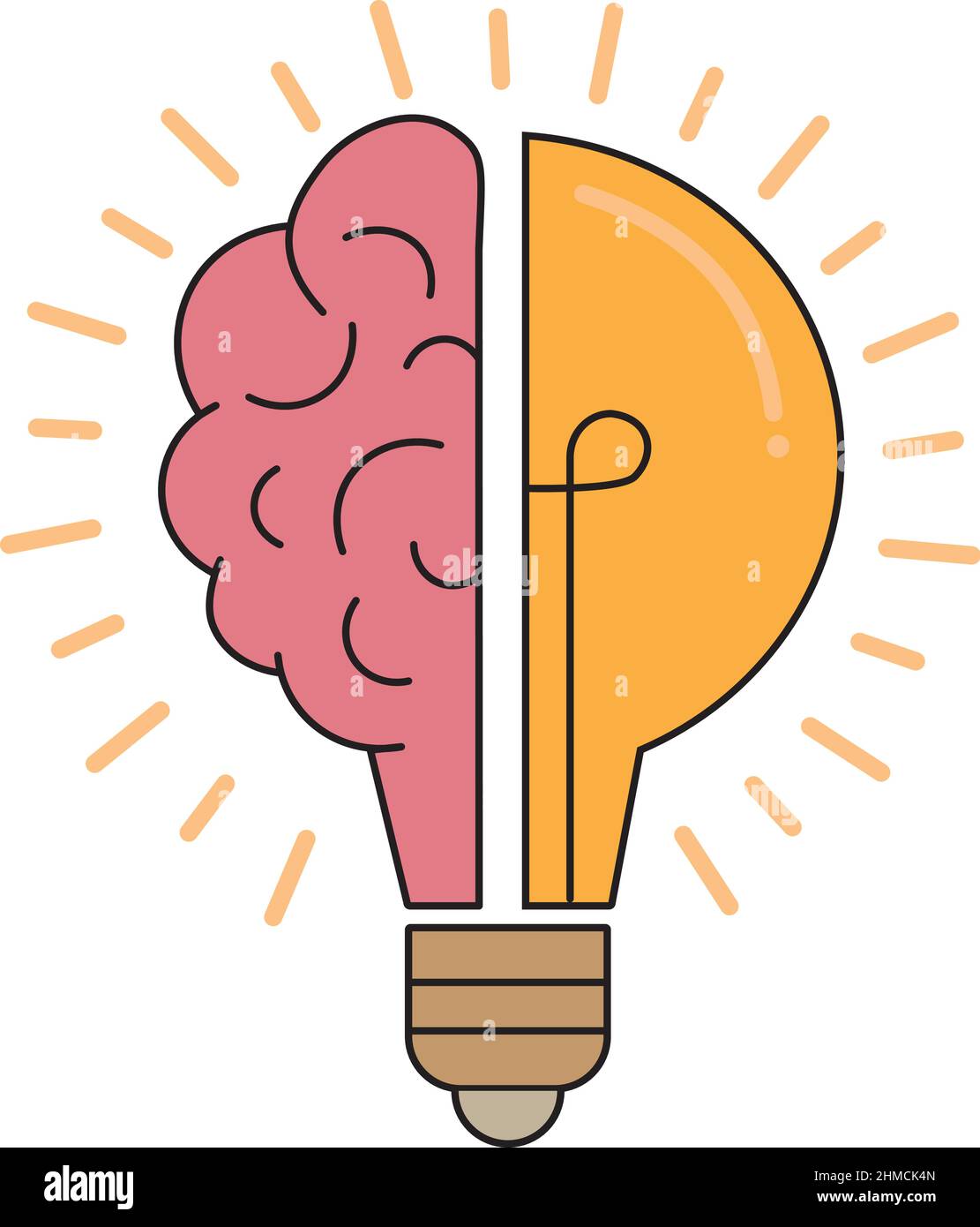 Brain bulb hi-res stock photography and images - Alamy