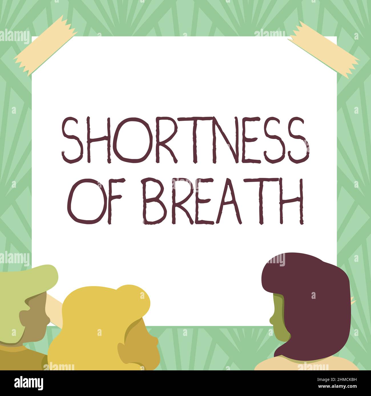 Hand writing sign Shortness Of Breath. Business approach intense ...