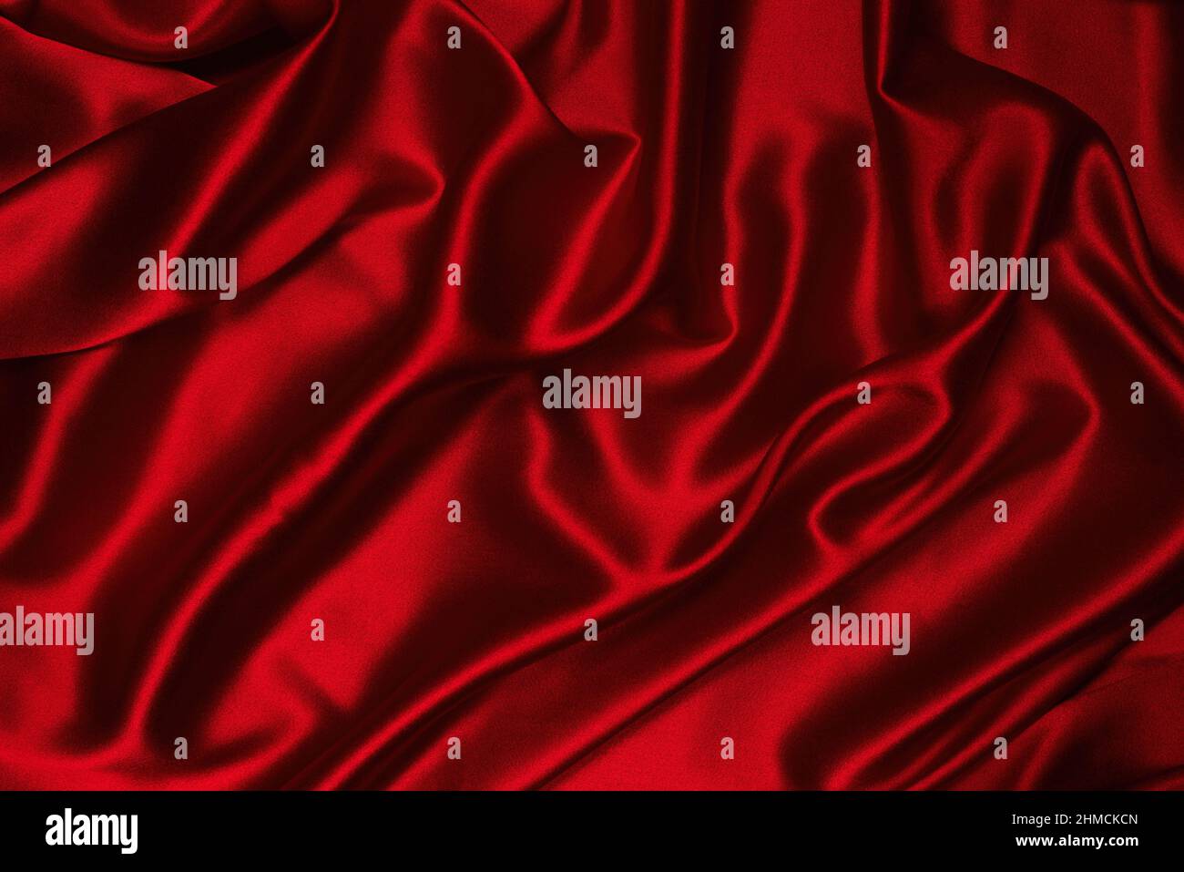 Rich and luxury red silk fabric texture background. Top view Stock Photo - Alamy