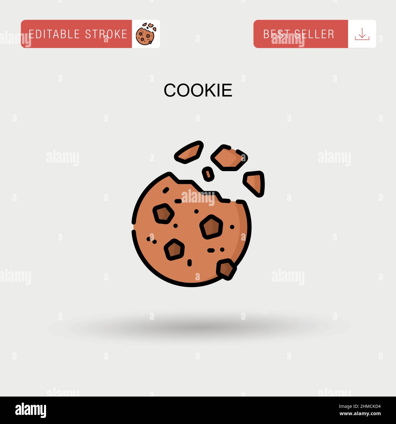 Bakery delicious background cookie Stock Vector Images - Alamy