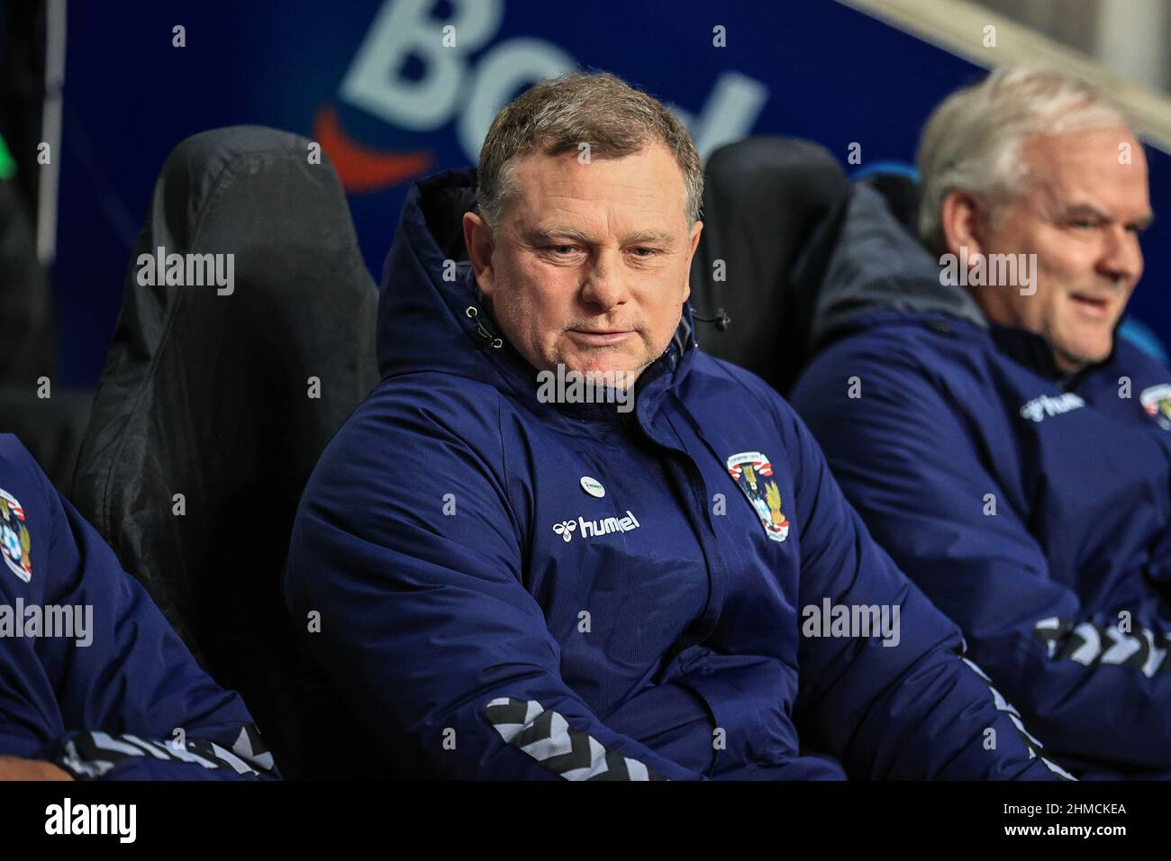 Mark Robins manager of Coventry City during the game Stock Photo - Alamy