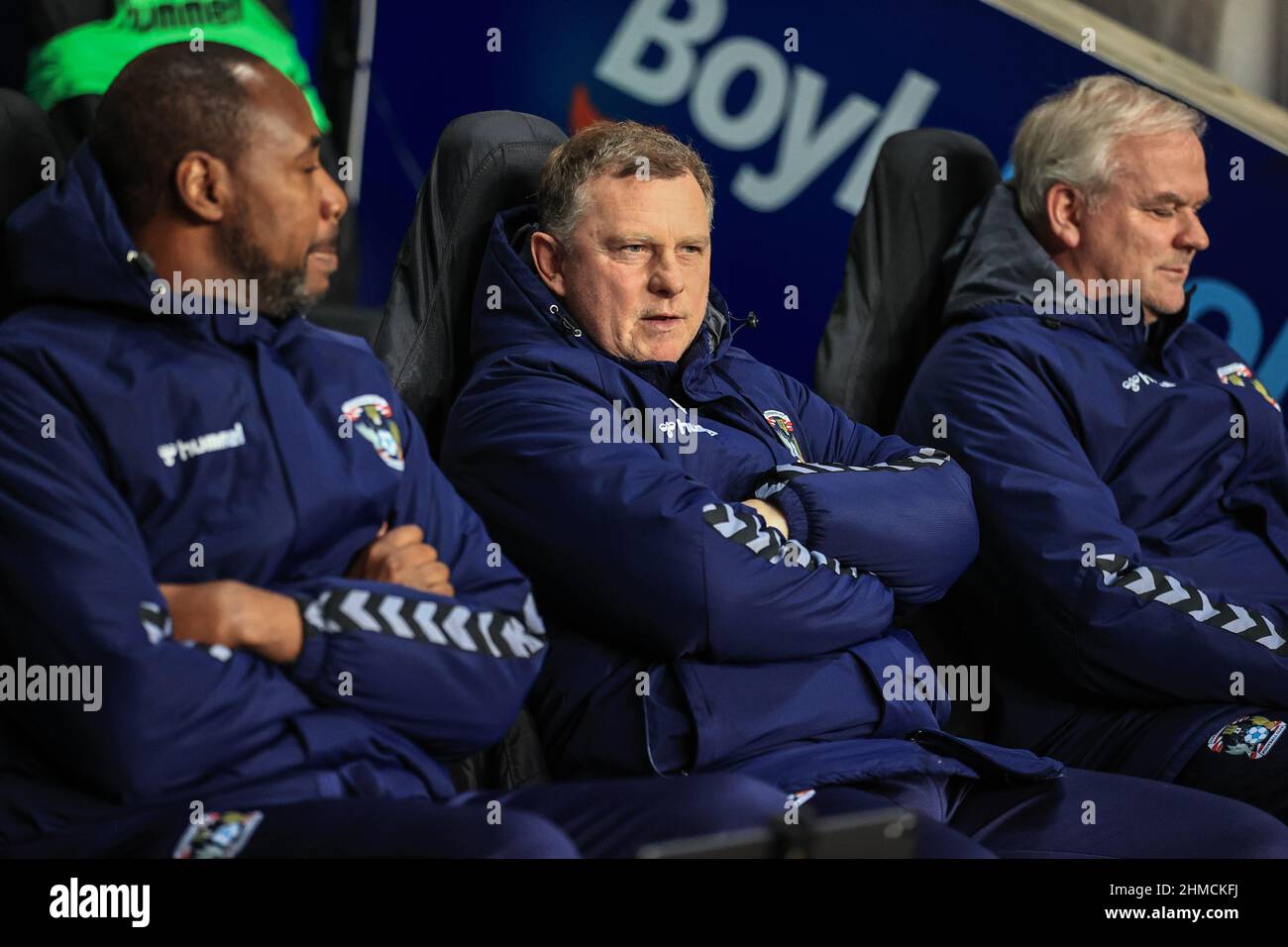 Mark Robins manager of Coventry City during the game Stock Photo - Alamy