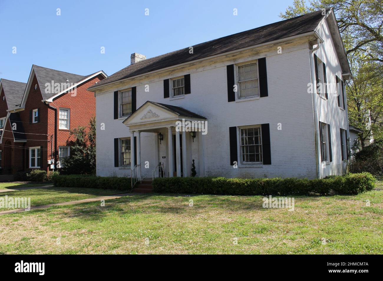 Historic Mansion in Rural Small Town Stock Photo - Alamy
