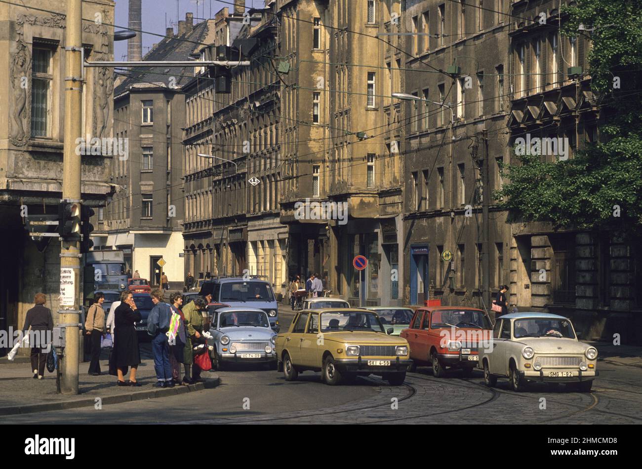 Allemagne de l'est pollution a leipzig Mai 1990 Stock Photo - Alamy