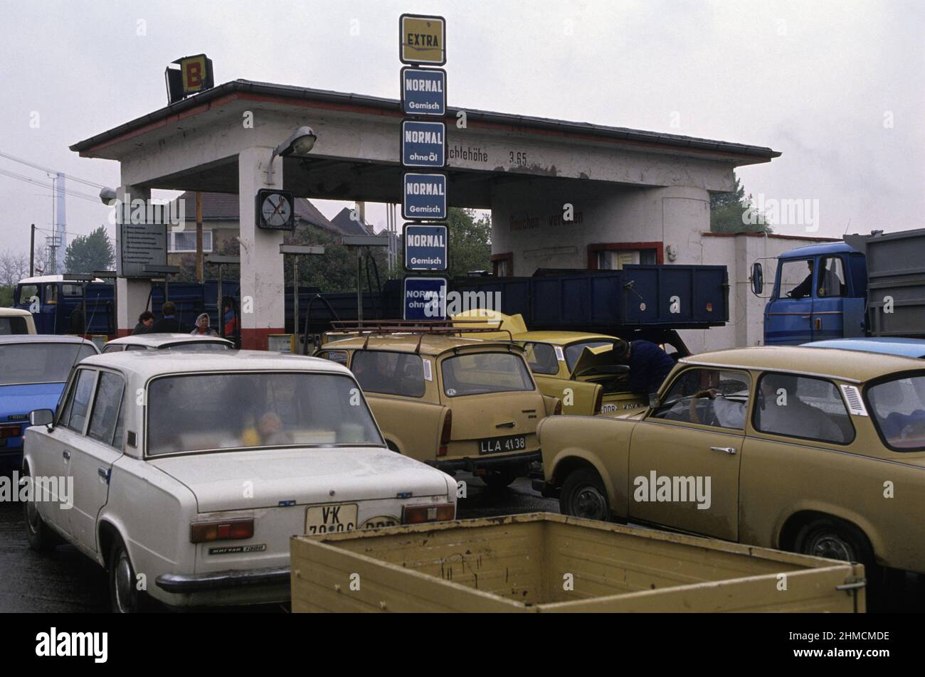 Allemagne de l'est pollution a leipzig Mai 1990 Stock Photo - Alamy