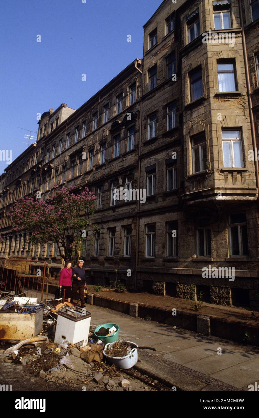 Allemagne de l'est pollution a leipzig Mai 1990 Stock Photo - Alamy