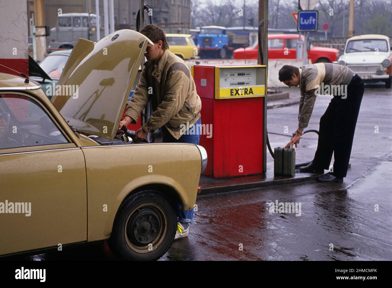 Allemagne de l'est pollution a leipzig Mai 1990 Stock Photo - Alamy