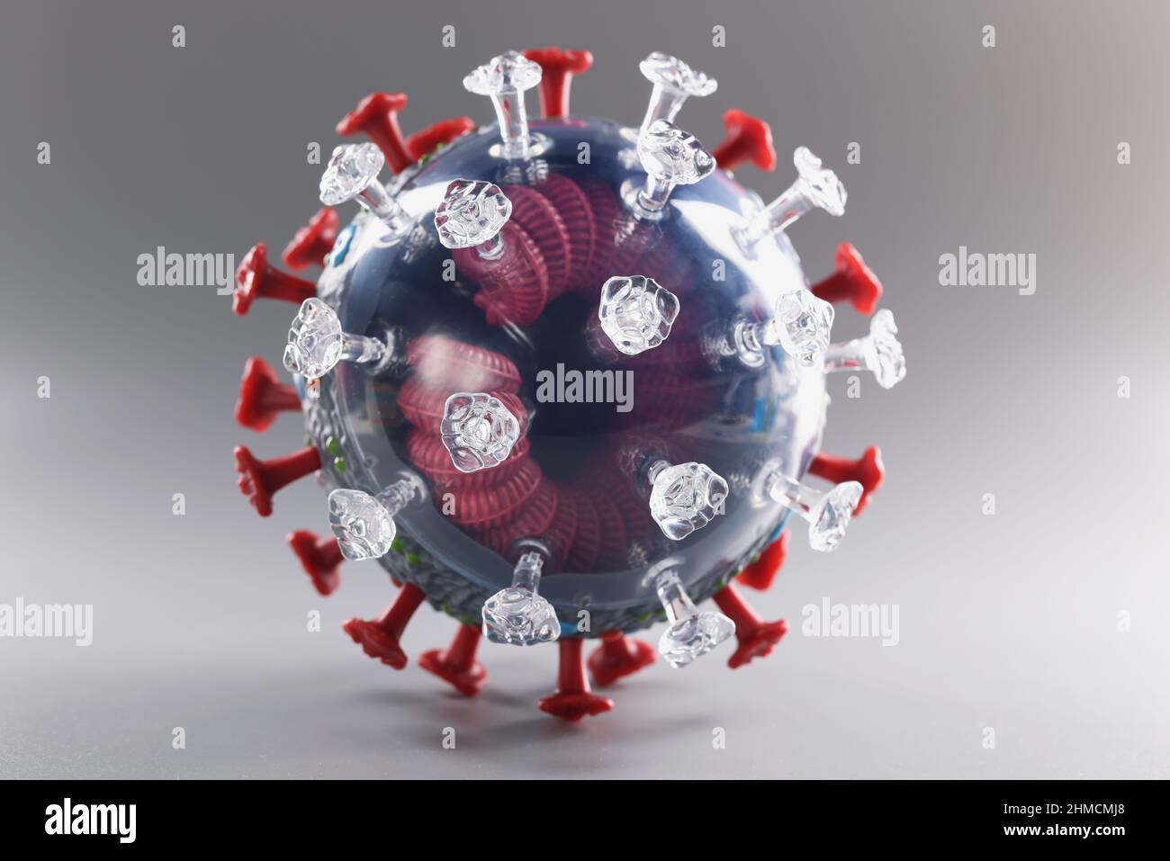 Respiratory influenza virus cell model, dangerous illness coronavirus ...