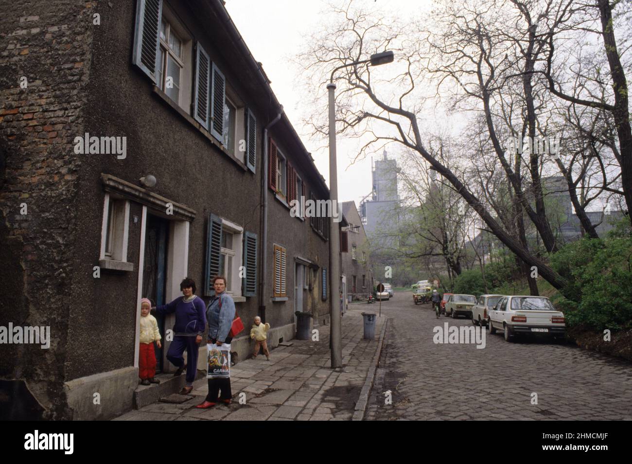 Allemagne de l'est pollution a Bittefeld Mai 1990 Stock Photo - Alamy