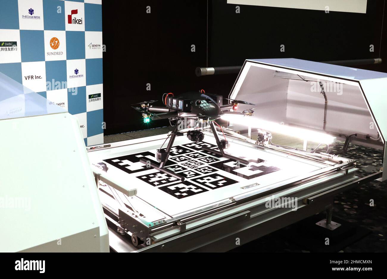 Tokyo, Japan. 9th Feb, 2022. Japanese drone maker ACSL and PC maker ...