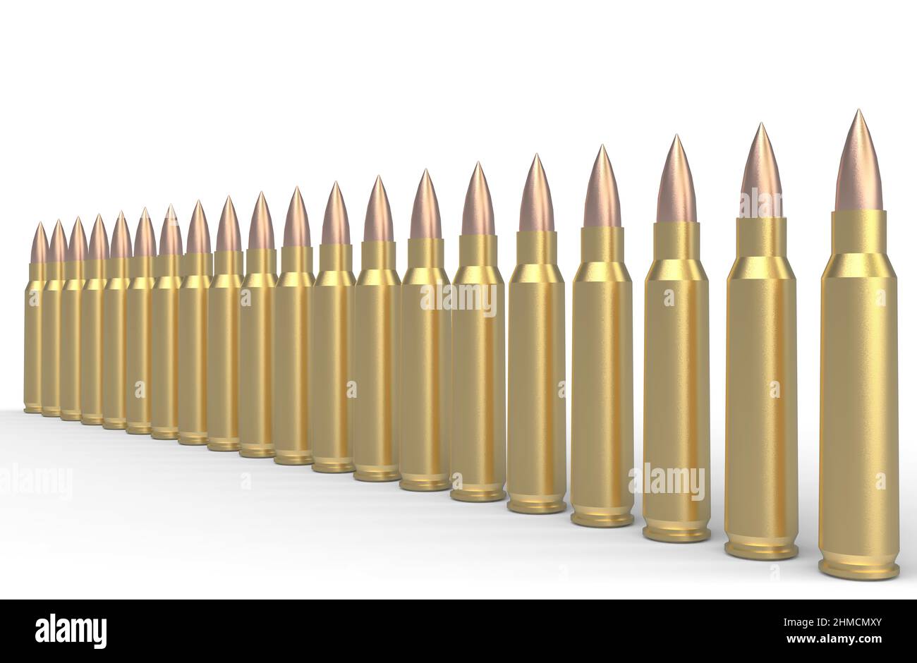 bullets set isolated 3d illustration Stock Photo - Alamy