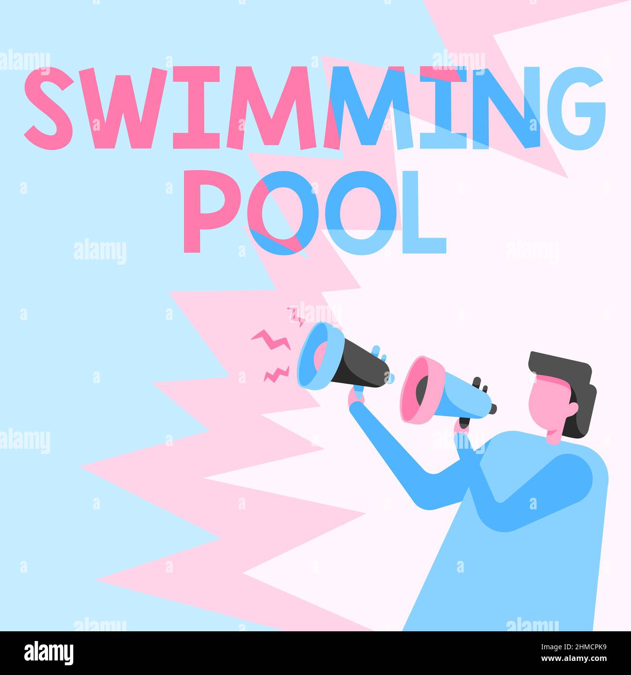 Conceptual caption Swimming Pool. Word Written on Structure designed to ...