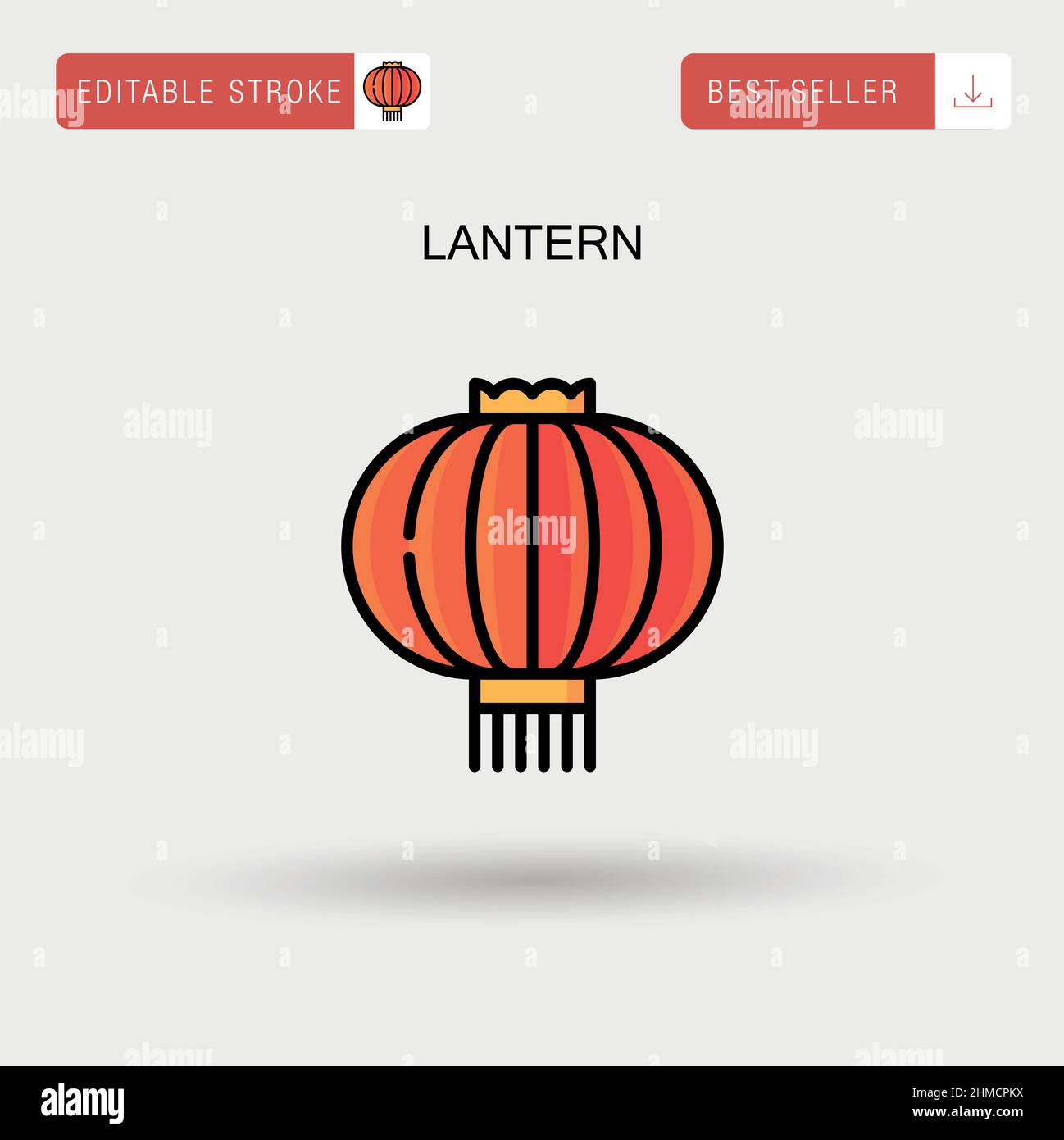 Lantern Simple vector icon Stock Vector Image & Art - Alamy