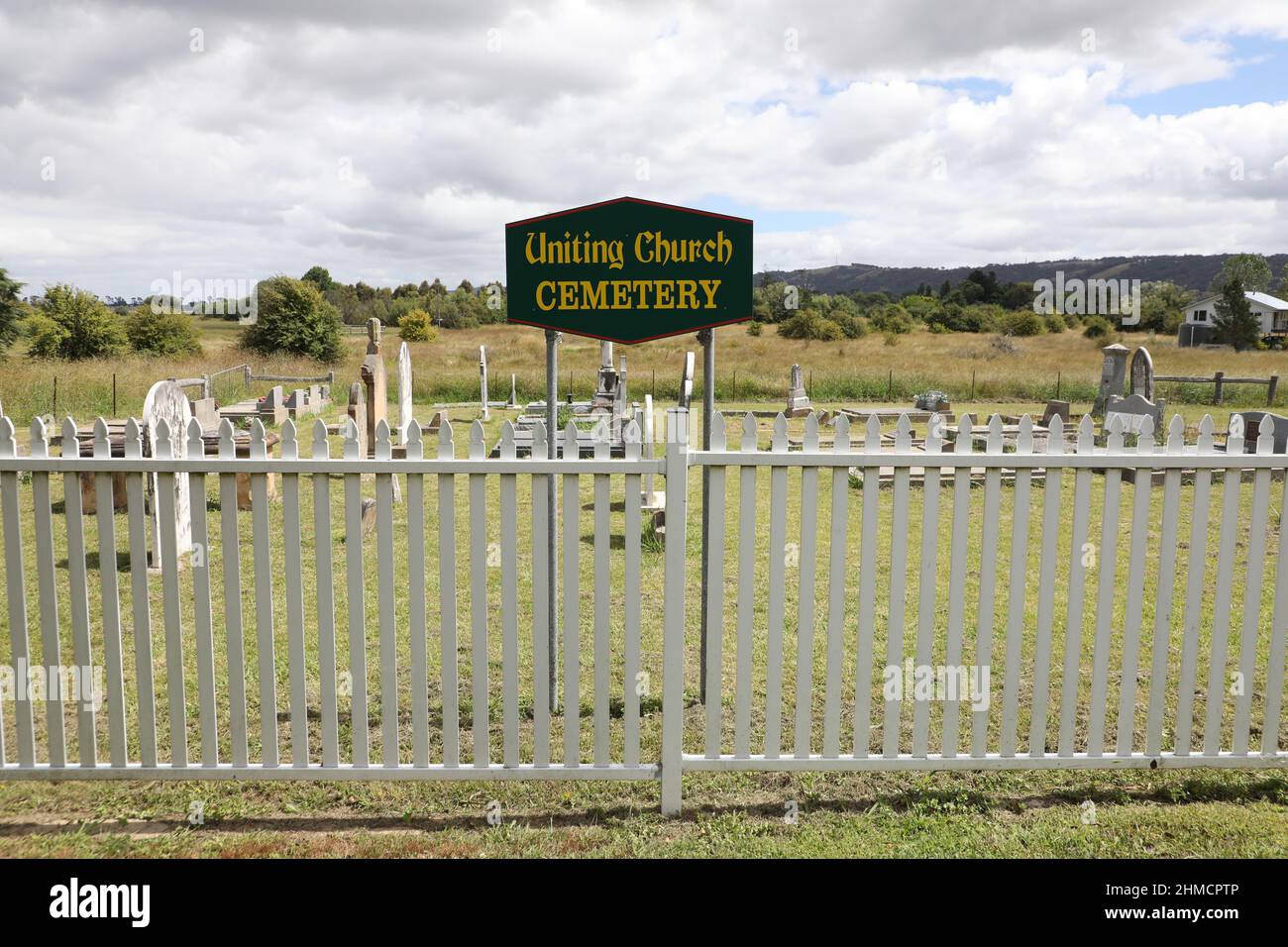 Uniting Church Cemetery in Collector, a small village on the Federal Highway in New South Wales ...