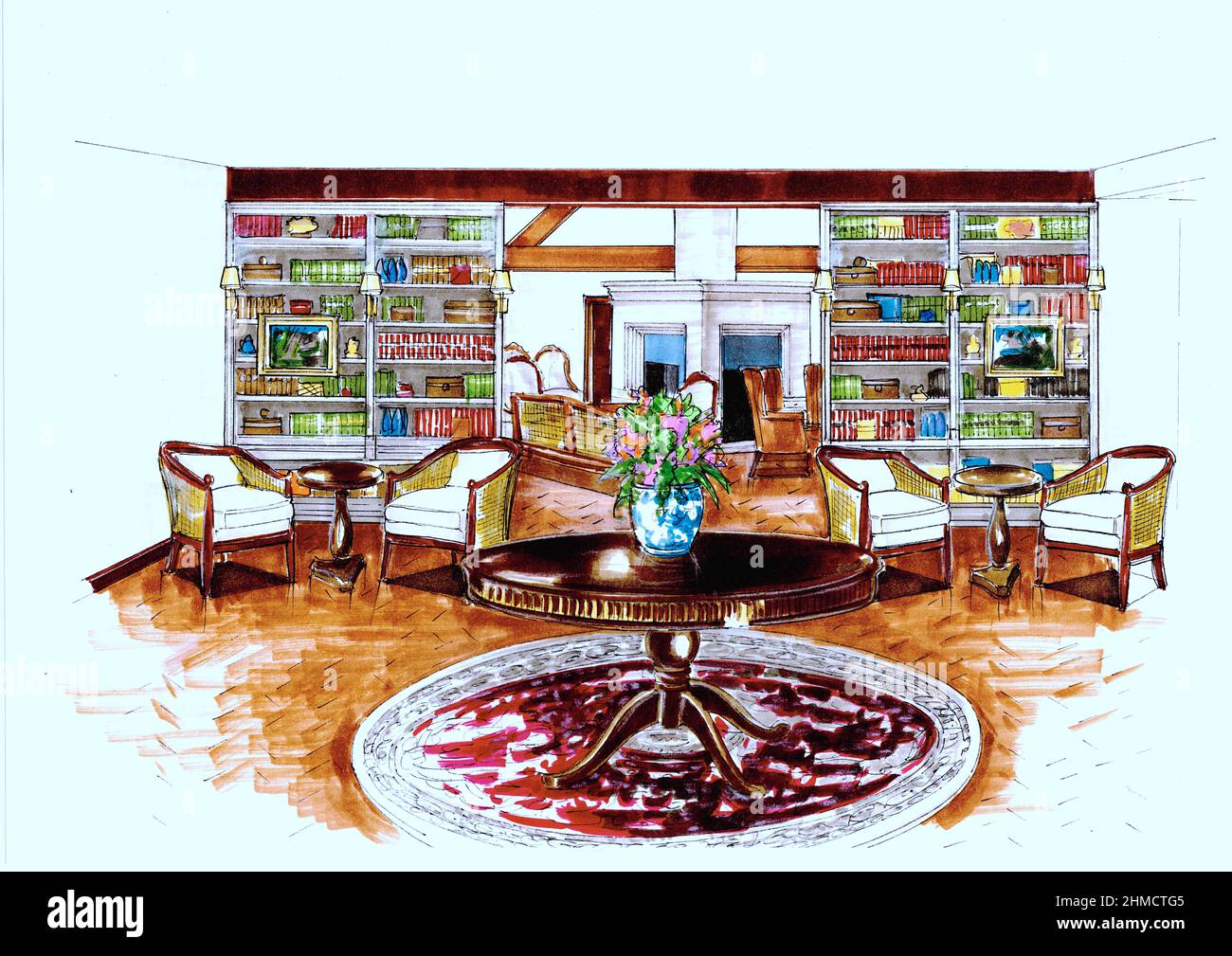 Women lounge bar design hi-res stock photography and images - Alamy