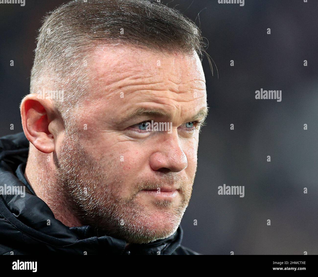 Wayne Rooney the Derby County Manager Stock Photo - Alamy
